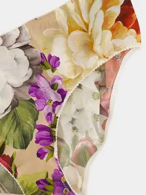 Dolce & Gabbana Floral Silk Briefs