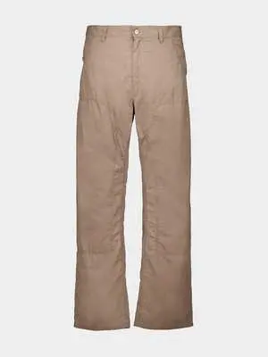 MAISON MARGIELA Cotton Workwear Wide-leg Trousers - Beige