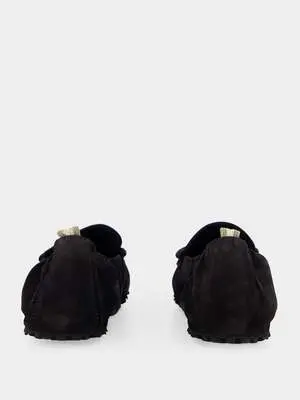 Officine Creative Travis 001 Suede Loafers - Black
