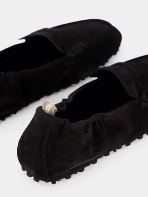 Officine Creative Travis 001 Suede Loafers - Black