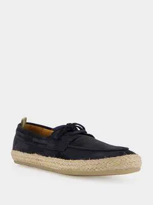 Officine Creative Bowline 005 Suede Espadrilles - Blue
