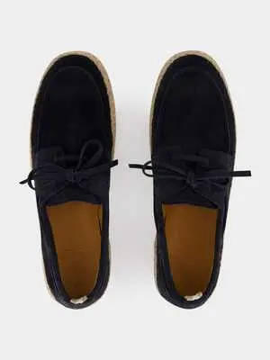 Officine Creative Bowline 005 Suede Espadrilles - Blue