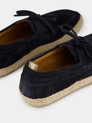 Officine Creative Bowline 005 Suede Espadrilles - Blue