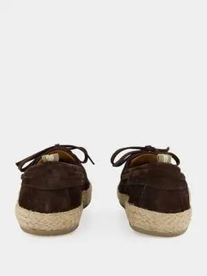 Officine Creative Bowline 005 Suede Espadrilles - Brown