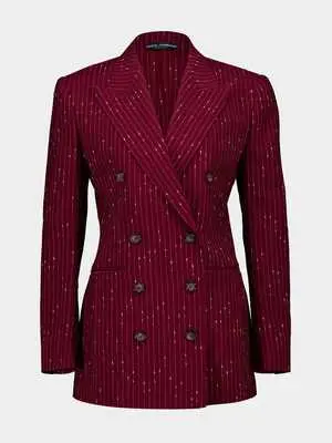 Dolce & Gabbana Pinstriped Double-breasted Jacket