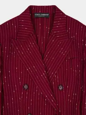 Dolce & Gabbana Pinstriped Double-breasted Jacket