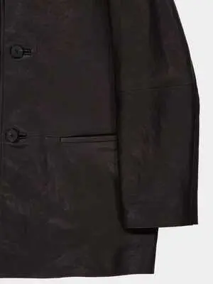 Auralee Textured Lamb Leather Blouson