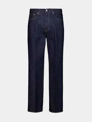 Auralee Indigo Hard Twist Denim Regular Jeans - Blue
