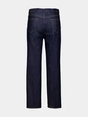 Auralee Indigo Hard Twist Denim Regular Jeans