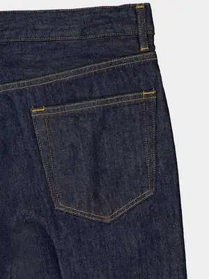 Auralee Indigo Hard Twist Denim Regular Jeans