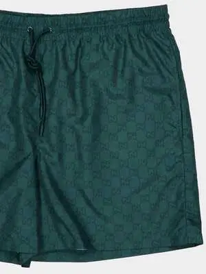 Gucci Gg Monogram Nylon Swim Shorts