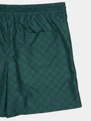 Gucci Gg Monogram Nylon Swim Shorts