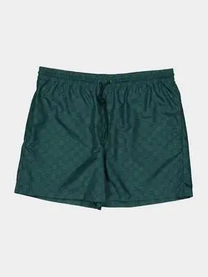 Gucci Gg Monogram Nylon Swim Shorts
