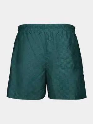 Gucci Gg Monogram Nylon Swim Shorts