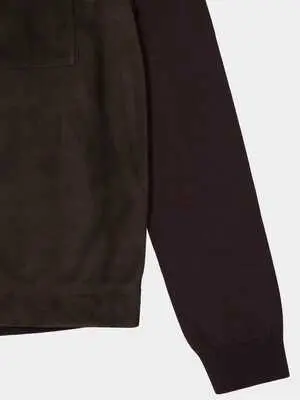 Gucci Suede Buttoned Jacket