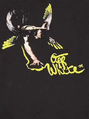 Off-White Fallen Caravaggio Cotton Hooded Sweatshirt