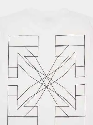 Off-White Outline Arrow Slim Cotton T-shirt