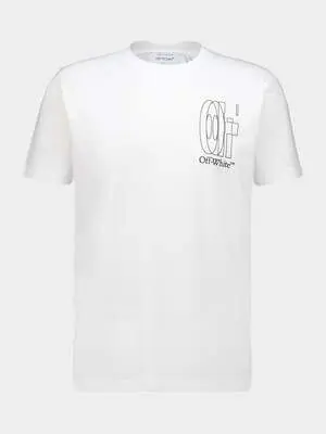Off-White Outline Arrow Slim Cotton T-shirt