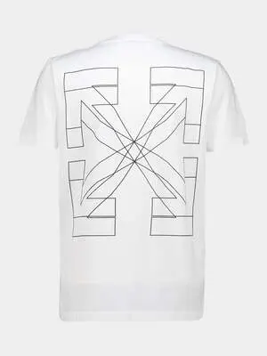 Off-White Outline Arrow Slim Cotton T-shirt
