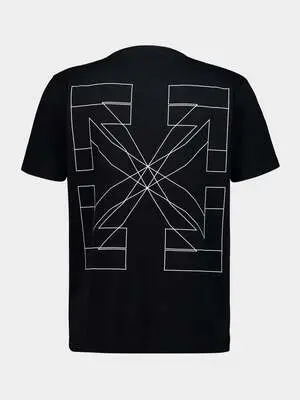 Off-White Outline Arrow Slim Cotton T-shirt