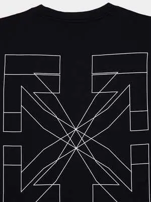 Off-White Outline Arrow Slim Cotton T-shirt