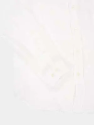 120% Lino Linen Regular-fit Shirt - White