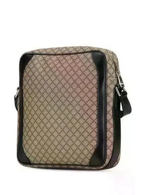 Gucci Diamante Coated Canvas Zip Crossbody Bag