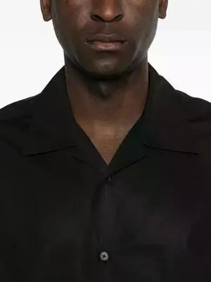 JIL SANDER Buttoned Short-sleeve Shirt - Black