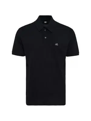 C.P. COMPANY Piqué-weave Short-sleeve Polo Shirt