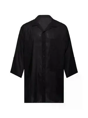 Yohji Yamamoto Panelled Shirt - Black