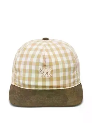 JUNTAE KIM Embroidery Check Cap