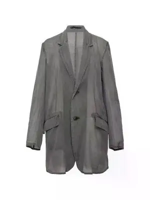 Y’s Single-breasted Tailored Linen Blazer