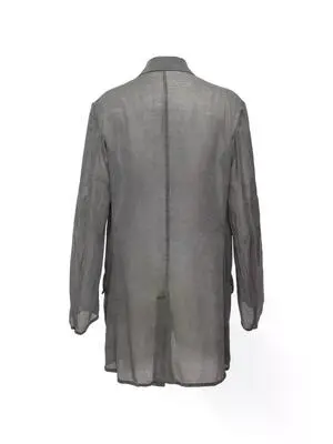 Y’s Single-breasted Tailored Linen Blazer