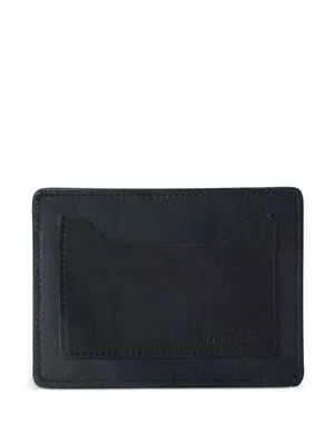JIYONGKIM Sun-bleached Leather Card Holder - Black