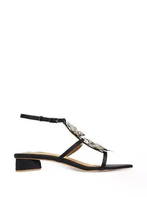 PACE Cherie Floral-appliqué Sandals