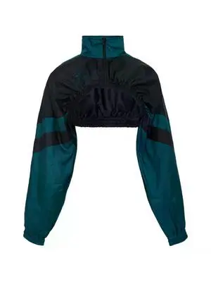 Vaquera Cropped Striped Windbreaker