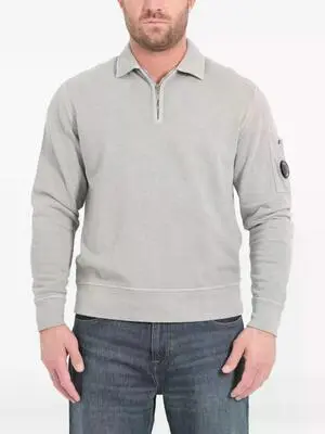 C.P. COMPANY Zip Polo Sweatshirt