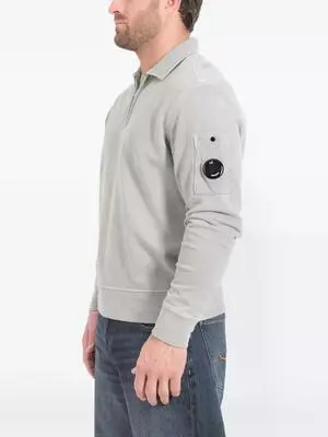 C.P. COMPANY Zip Polo Sweatshirt