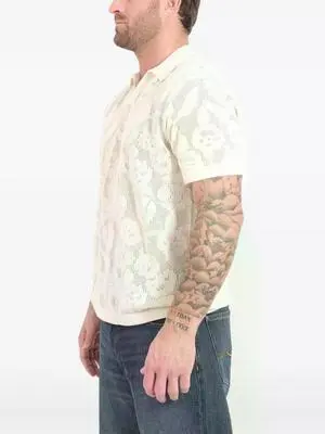 Nn07 Ryan Floral Open T-shirt - Neutrals
