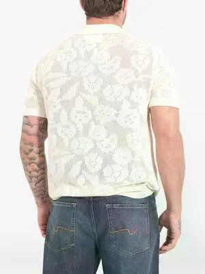 Nn07 Ryan Floral Open T-shirt - Neutrals