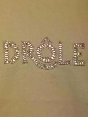 Drole De Monsieur Embroidered Logo Detail T-shirt - Green