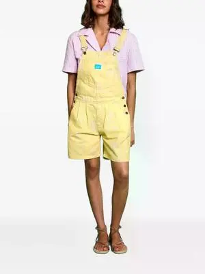 FAVORITE PEOPLE Lemon-print Playsuit With Adjustable Straps