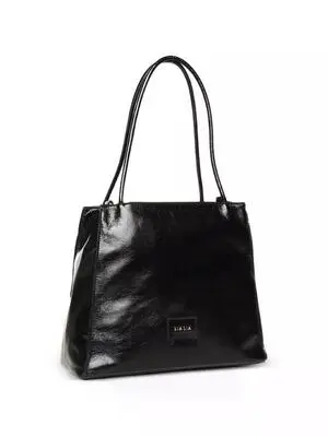BIASIA Leather Tote Bag - Black