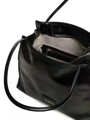 BIASIA Leather Tote Bag - Black