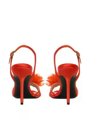 GINISSIMA Julia Heeled Sandals - Orange