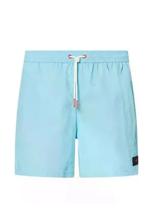 Peuterey Drawstring-fastening Swim Shorts - Blue