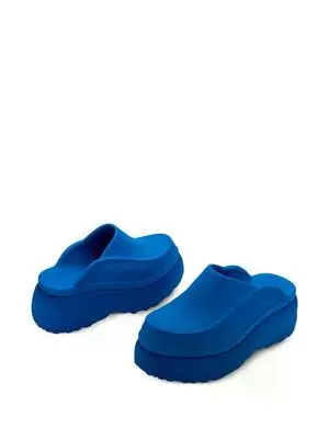 Marc Jacobs X Melissa Logo-embossed Mules - Blue