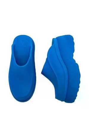 Marc Jacobs X Melissa Logo-embossed Mules - Blue