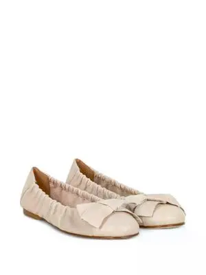 Status Bow-detail Flat Shoes