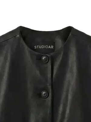 STUDIO AR Button Gilet - Black